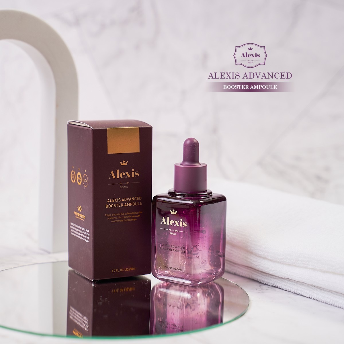 Alexis Wang ผลิตภัณฑ์ Booster Ampoule สกินแคร์จากเกาหลี